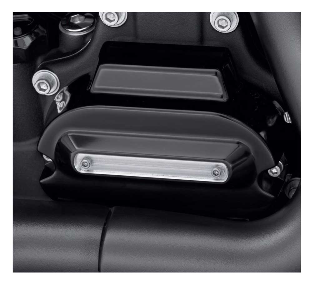 Harley-Davidson® Dominion Transmission Side Cover, Gloss Black Finish ...