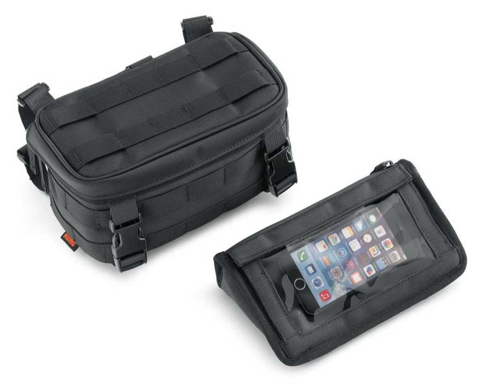Harley-Davidson® Overwatch Large Handlebar Bag, Universal Fit - Black ...
