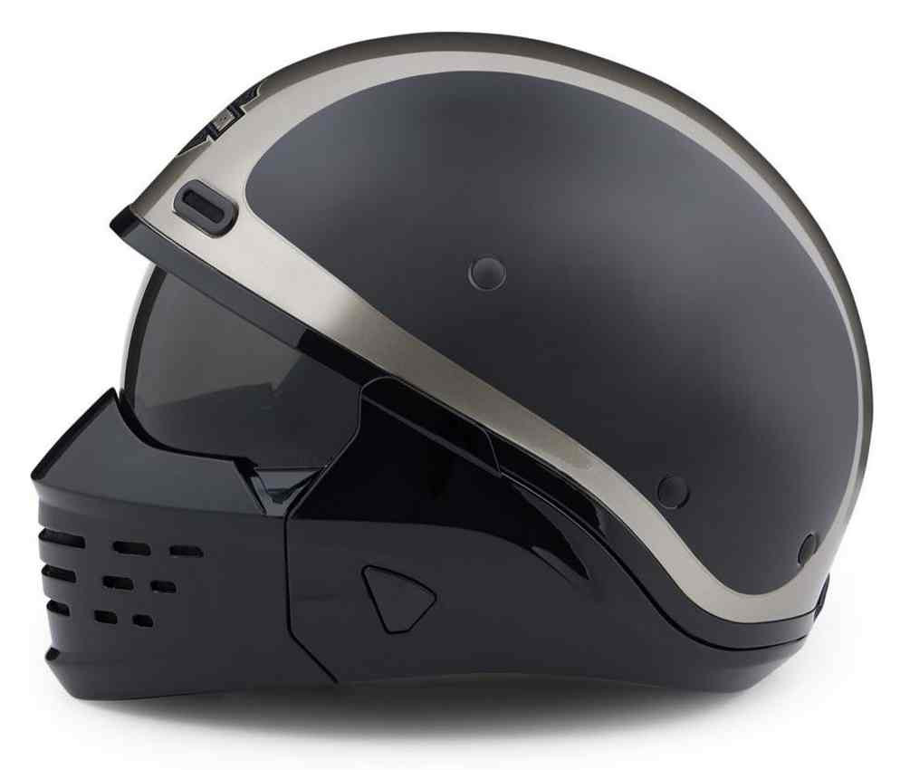 Harley-Davidson® Men's Sport Glide 3-IN-1 X07 Helmet, Gray/Black 98176 ...