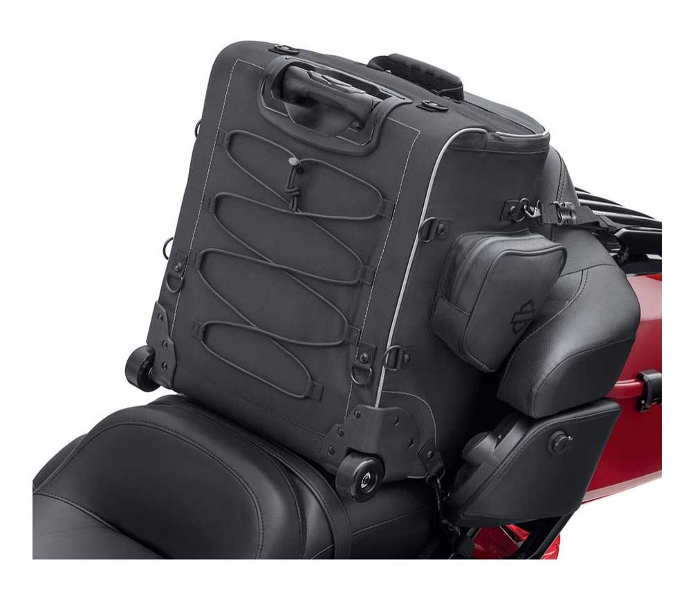 Harley-Davidson® Onyx Premium Luggage Backseat Roller Bag - Black ...