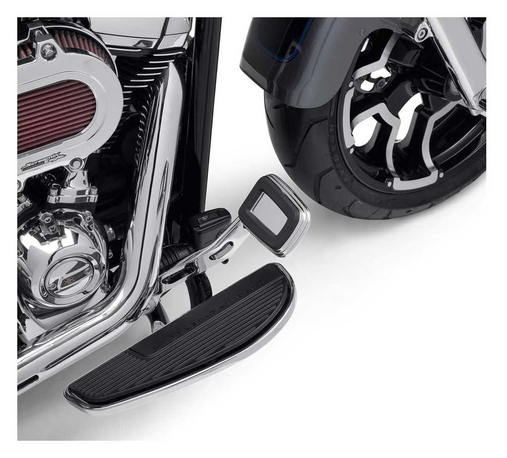 Harley-Davidson® Empire Large Rear Brake Pedal Pad - Chrome Finish ...