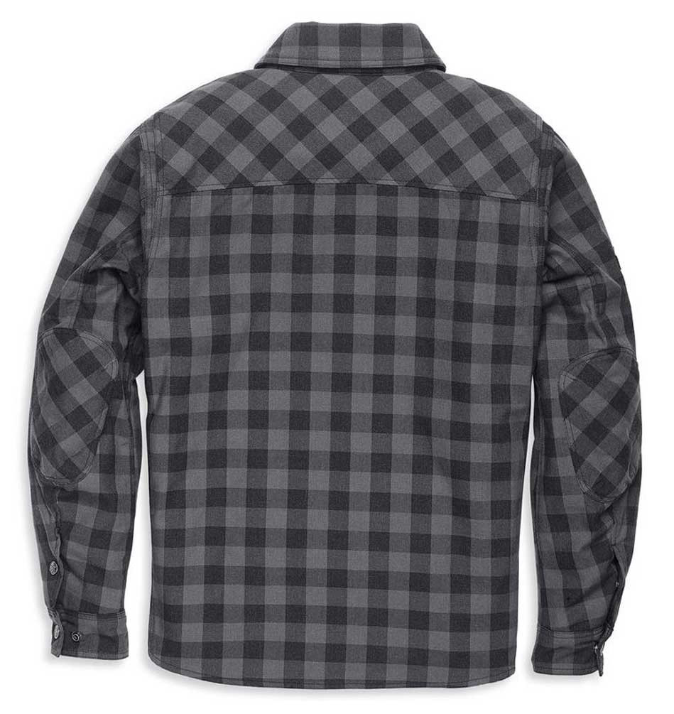 Harley-Davidson® Men's Operative Flannel Riding Shirt Jacket - Asphalt ...