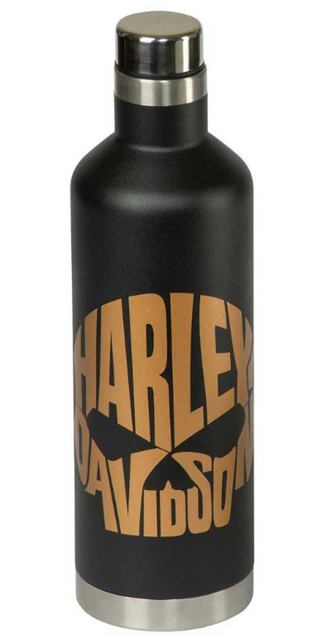 Harley-Davidson® Copper Skull Travel Mug & Water Bottle Set - Stainless ...
