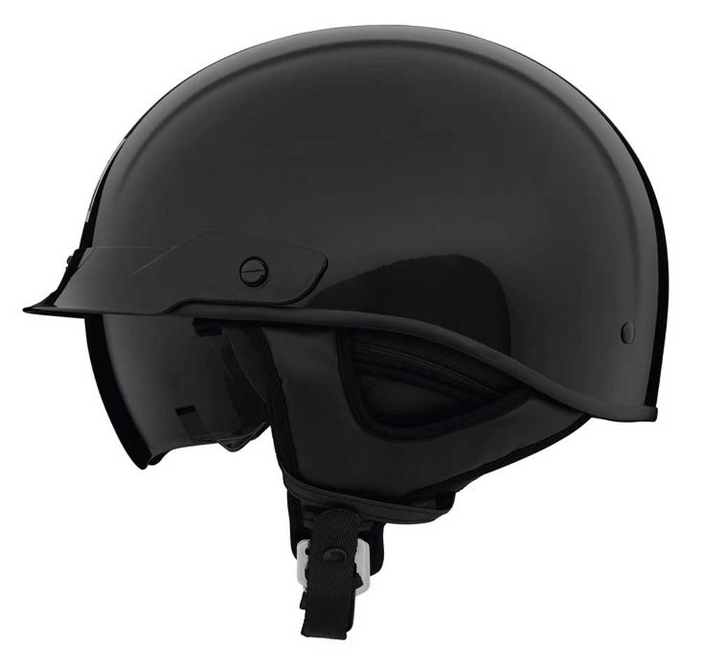 Harley-Davidson® Pearson Ultra-Light Sun Shield J03 Half Helmet- Black ...