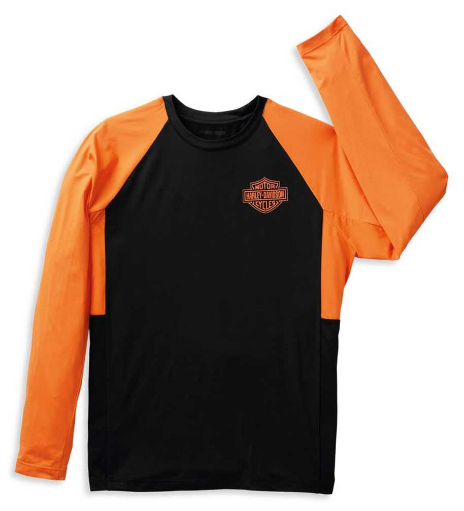 Harley-Davidson® Men's Performance B&S Colorblocked Shirt - Black 99052 ...