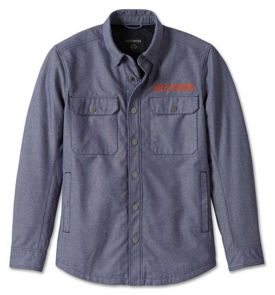 Harley-Davidson® Men's Operative Riding Shirt Jacket - Peacoat 98101 ...