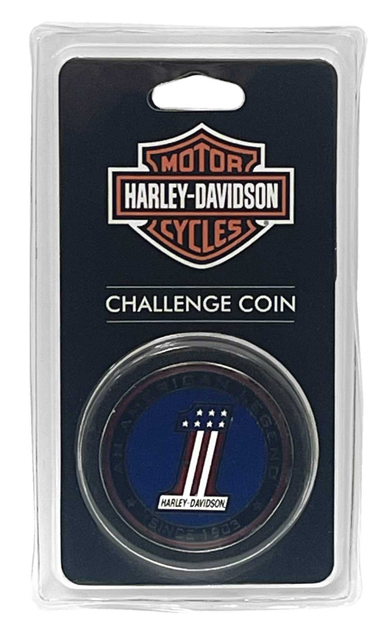 Harley-Davidson® American Legend Metal Patriotic Challenge Coin, 1.75 ...