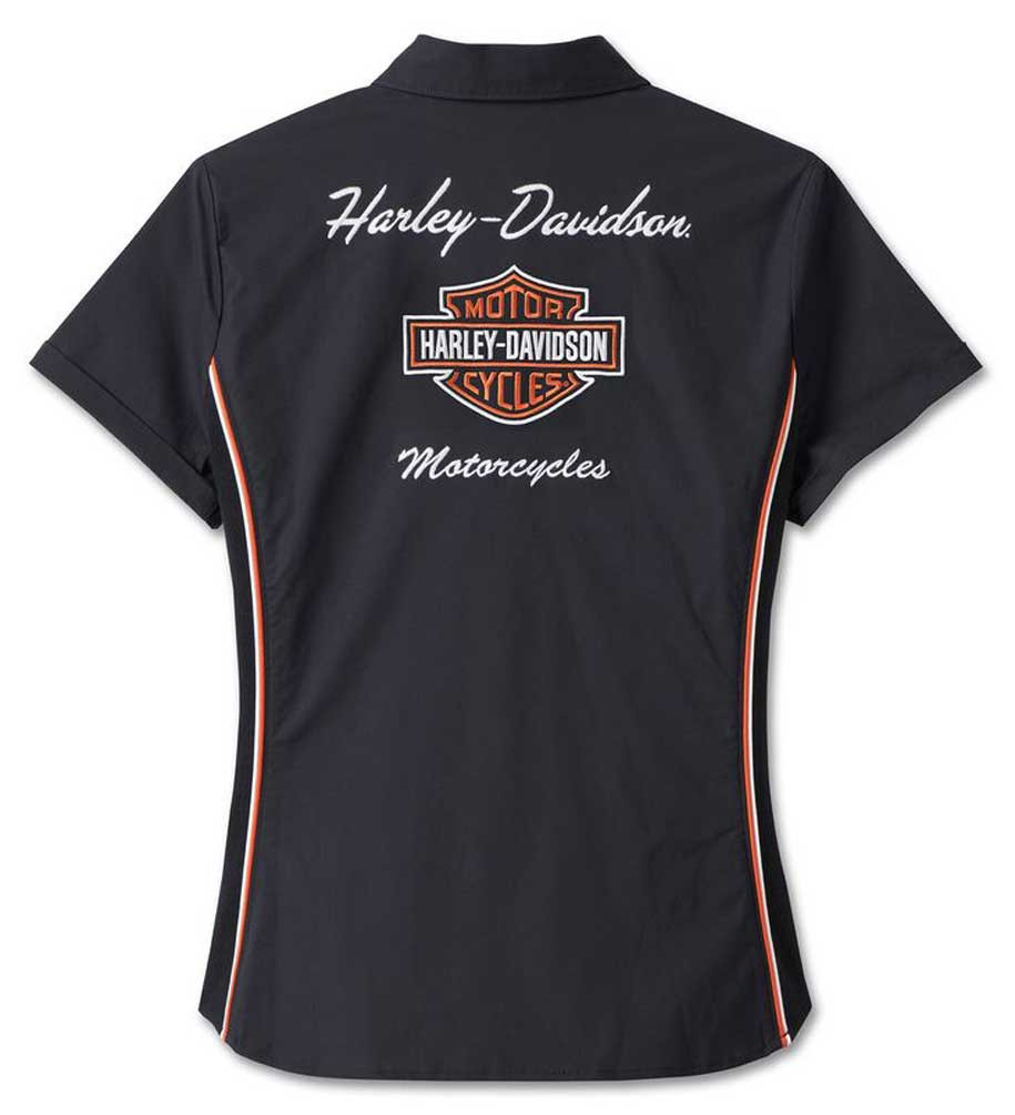 Harley-Davidson® Women's Inherent Button Front Short Sleeve Shirt 99023 ...