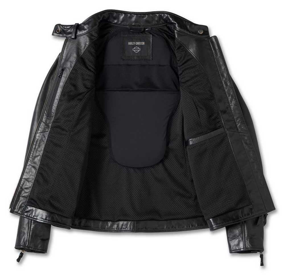 Harley-Davidson® Women's Layering System Cafe Racer Leather Jacket ...