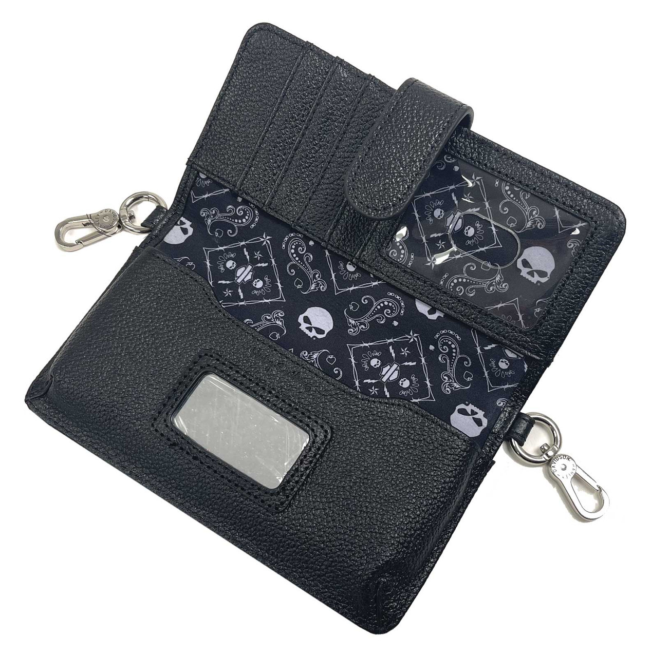 Harley-Davidson® Women's Vixen Bar & Shield Leather Phone Crossbody ...