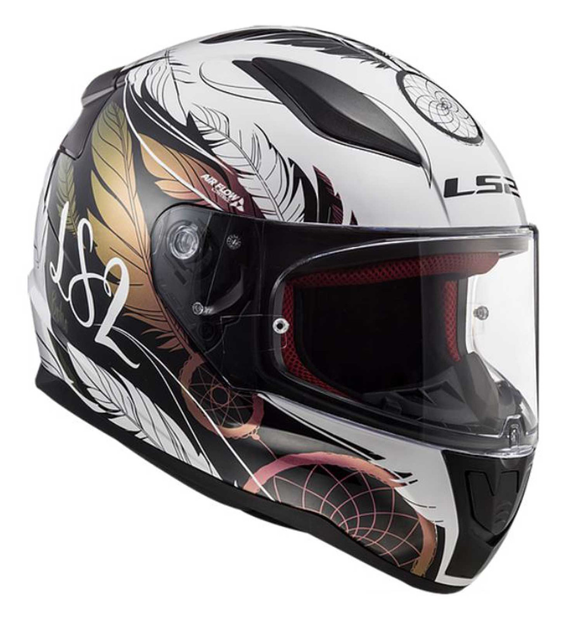 LS2 Helmets Rapid Dream Catcher Full Face Motorcycle Helmet, Chameleon ...