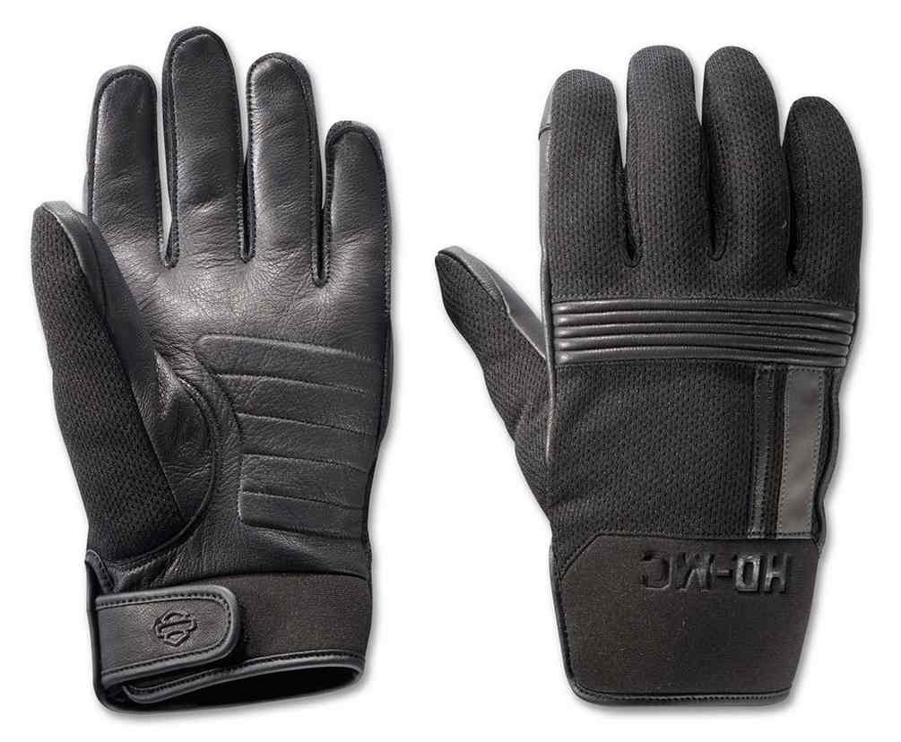 Harley-Davidson® Men's Centerline Full-Finger Mixed Media Gloves 97199 ...