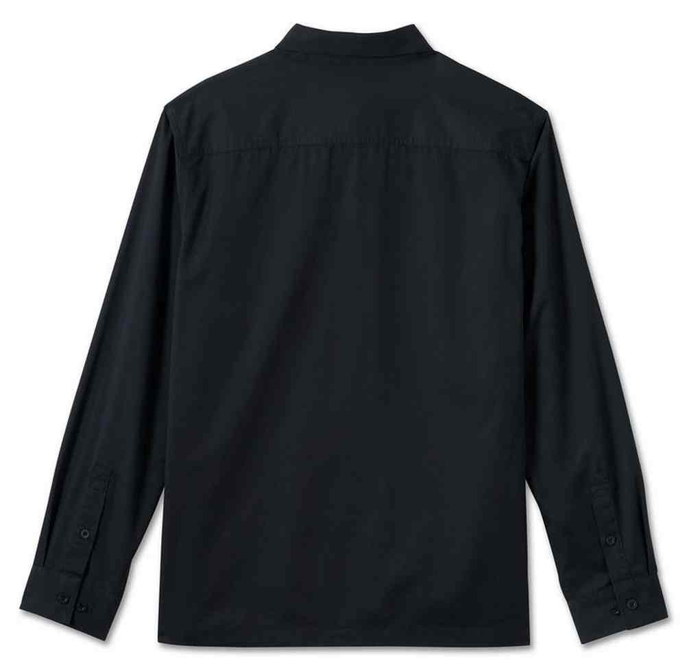 Harley-Davidson® Men's Bar & Shield Long Sleeve Causal Shirt - Black ...