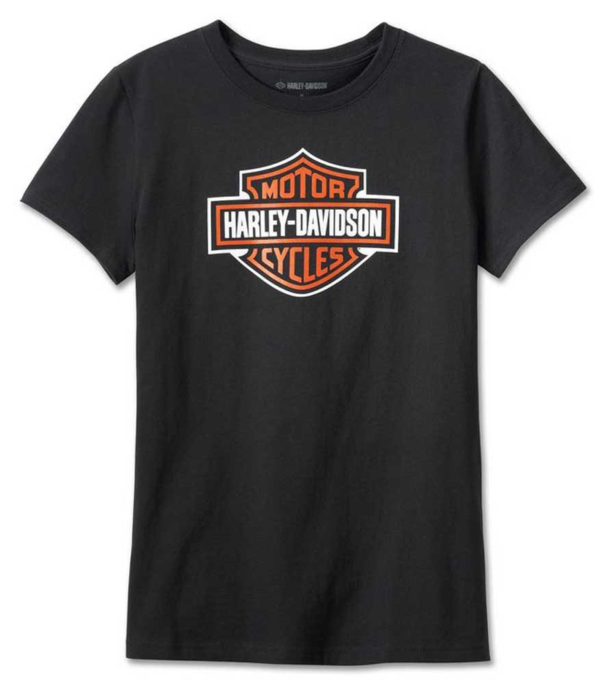 Harley-Davidson® Women's Bar & Shield Short Sleeve Cotton Tee - Black ...