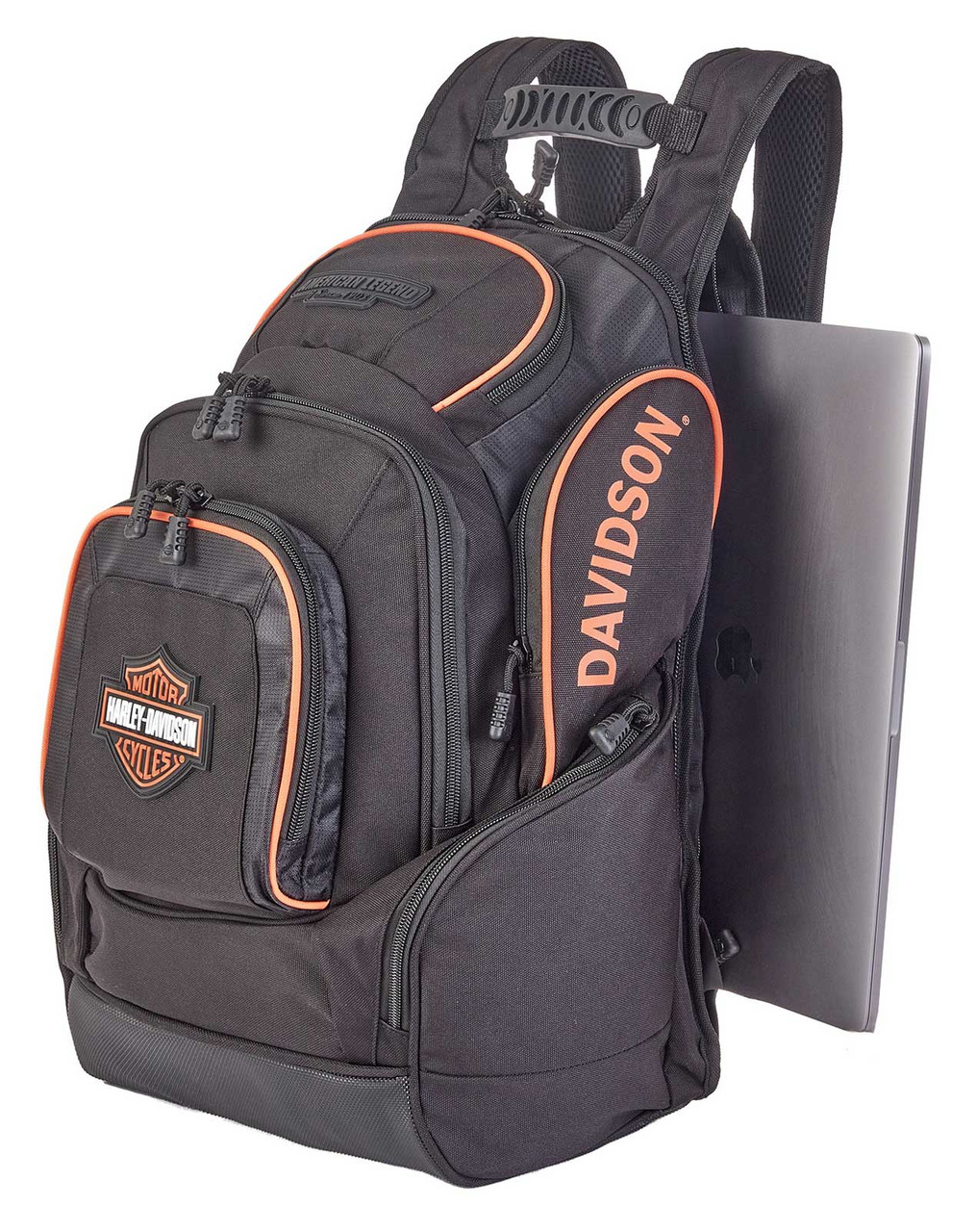 Harley-Davidson® Bar & Shield Legend Rugged Polyester Backpack - Black ...