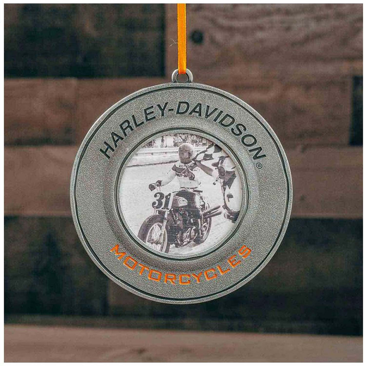 Harley-Davidson® Mini Picture Frame Metal Hanging Holiday Christmas ...