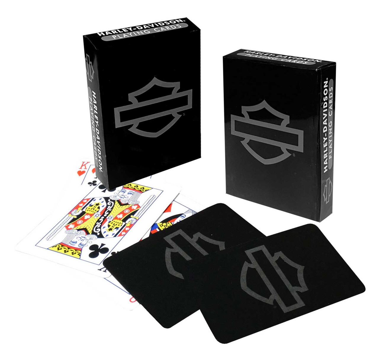 Harley-Davidson® Deluxe 2-In-1 H-D Multiple Playing Cards & Dice Game ...