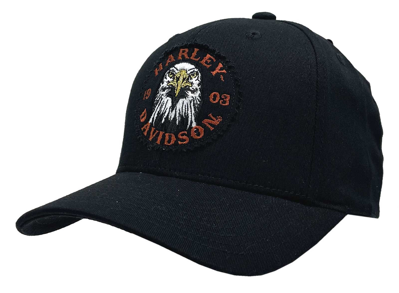 Harley-Davidson® Men's Apex Eagle Stretch Fit Curved Bill Baseball Cap ...