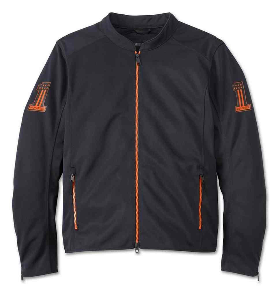Harley-Davidson® Men's Zephyr 2.0 Mesh Riding Motorcycle Jacket- Black ...