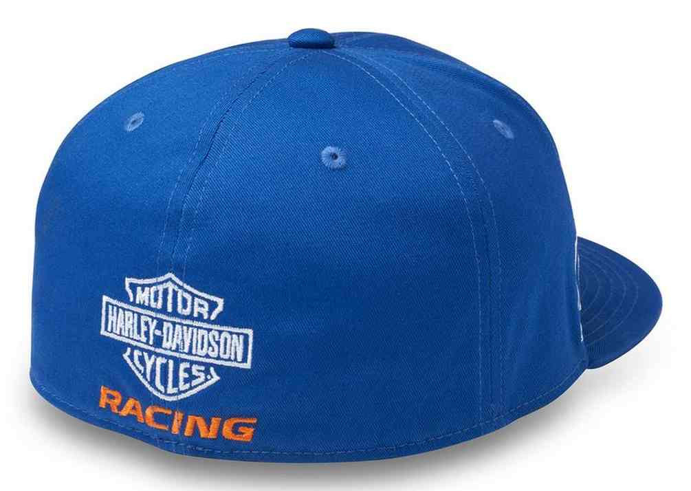 Harley-Davidson® Men's Fitted Racing Baseball Cap – Lapis Blue 97723 ...