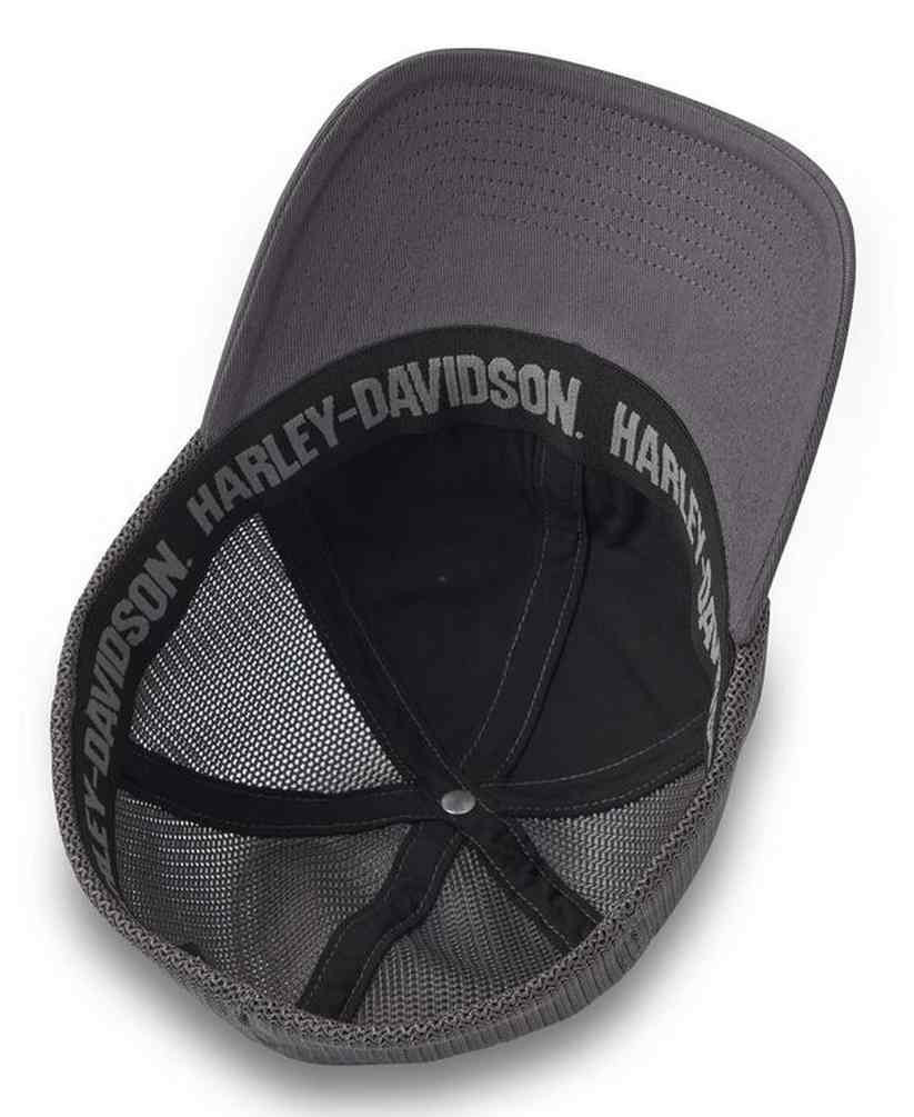 Harley-Davidson® Men's Oil Can Bar & Shield Stretch-Fit Baseball Cap ...