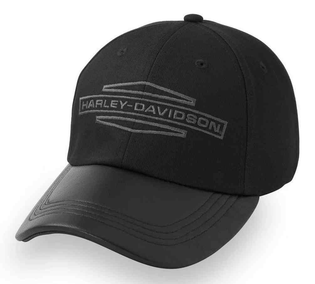 Harley-Davidson® Women's Stacked Bar & Shield Ponytail Cap – Black ...