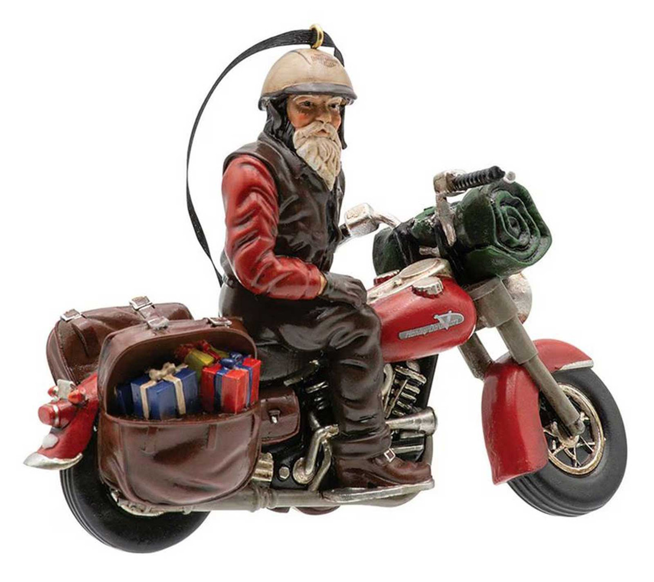 Harley-Davidson® 2024 Sculpted Biker Santa Holiday Ornament – Painted ...