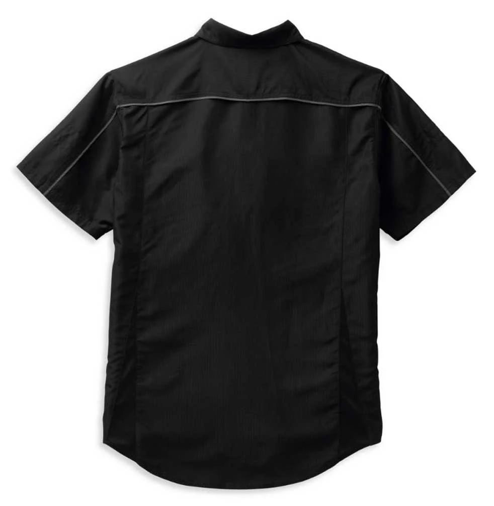 Harley-Davidson® Men's Performance Bar & Shield Shirt, Black/Gray 99092 ...