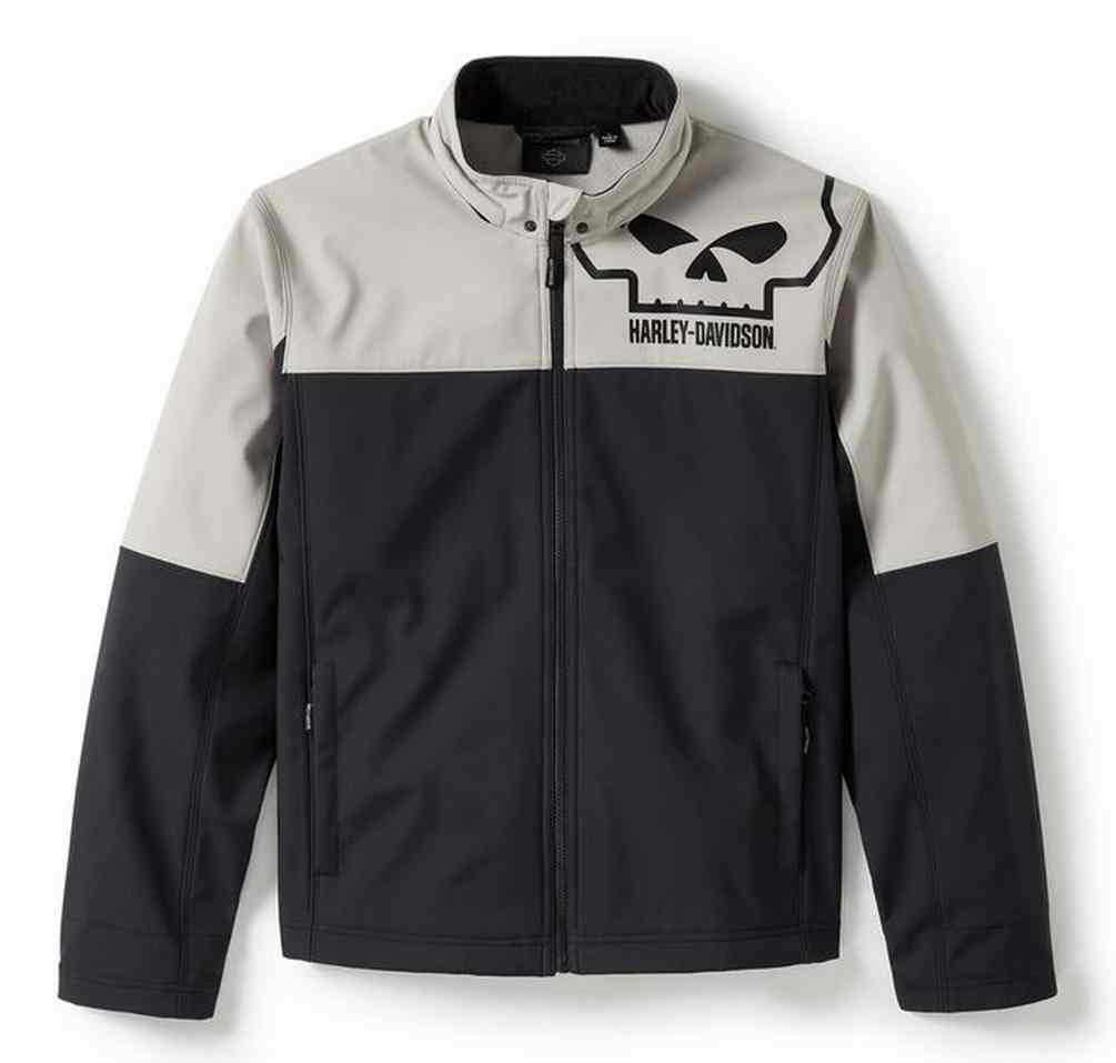 Harley-Davidson® Men's Willie G Skull Water Repellent Softshell Jacket ...