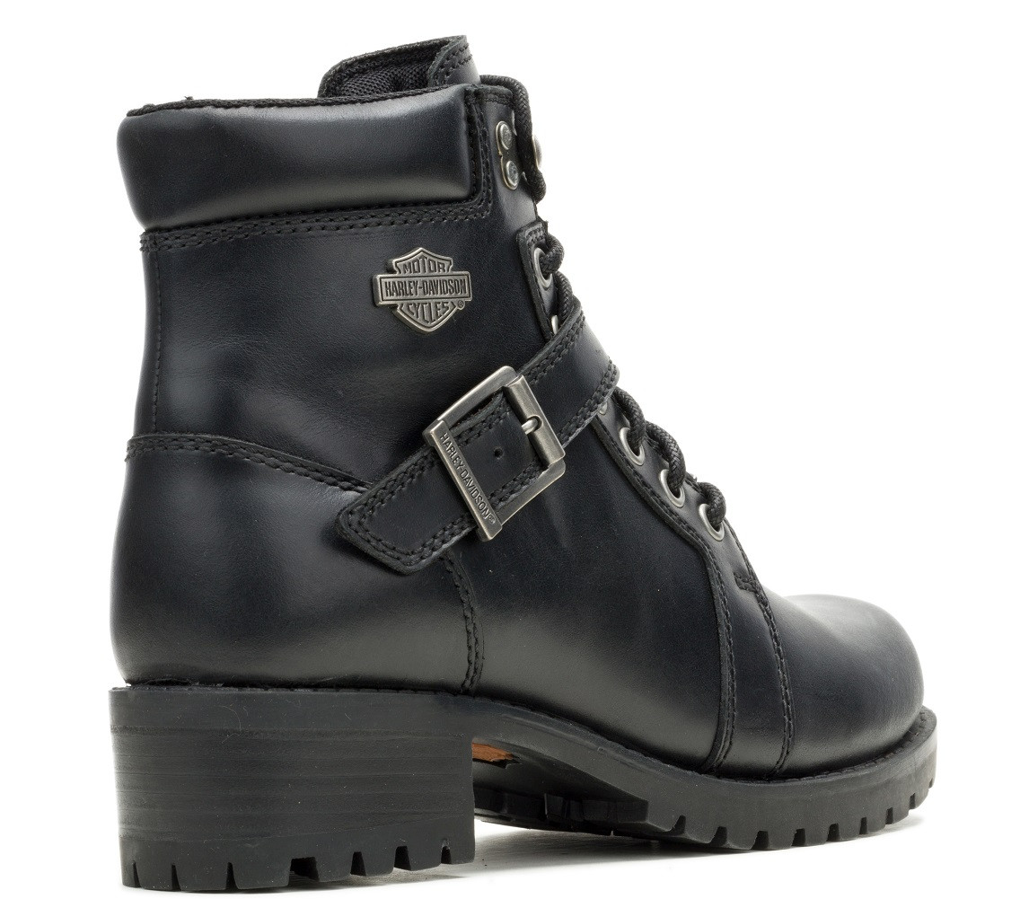 Harley-Davidson® Women's Leyton 5.25-Inch Black Motorcycle Boots D84837 ...