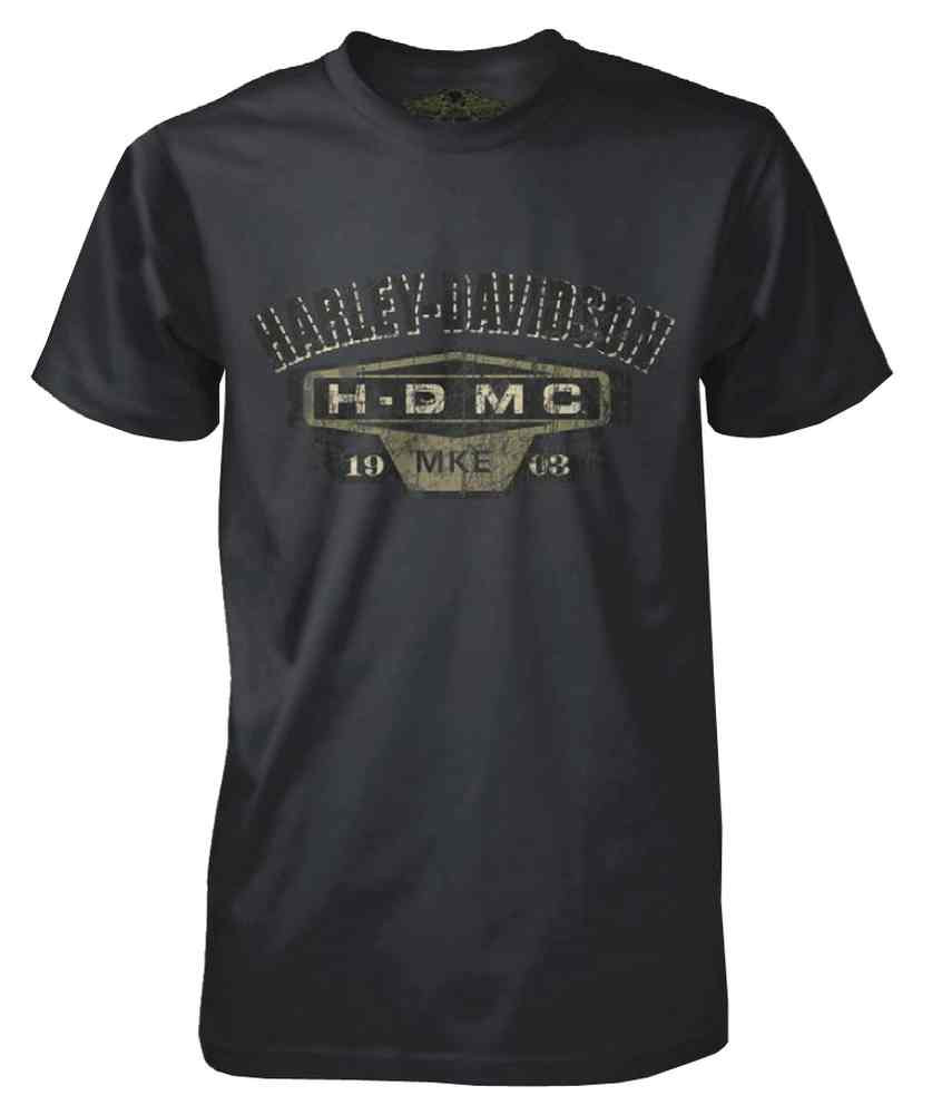 Harley-Davidson® Men's Black Label Distressed HDMC Logo T-Shirt, Dark ...