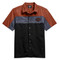 Harley-Davidson® Men's Copperblock Short Sleeve Woven Shirt, Black ...
