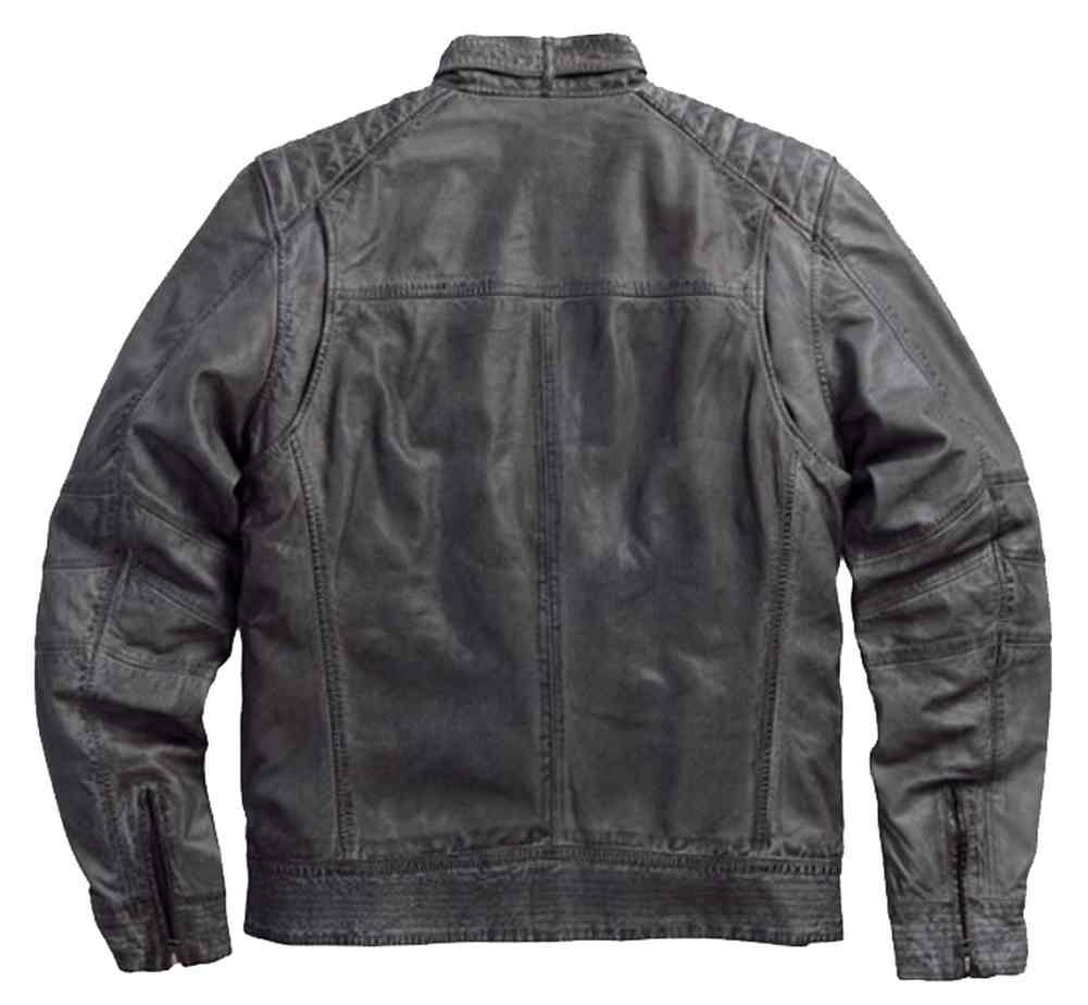 Harley-Davidson® Men's Black Label Washed Leather Lambskin Jacket 97078 ...