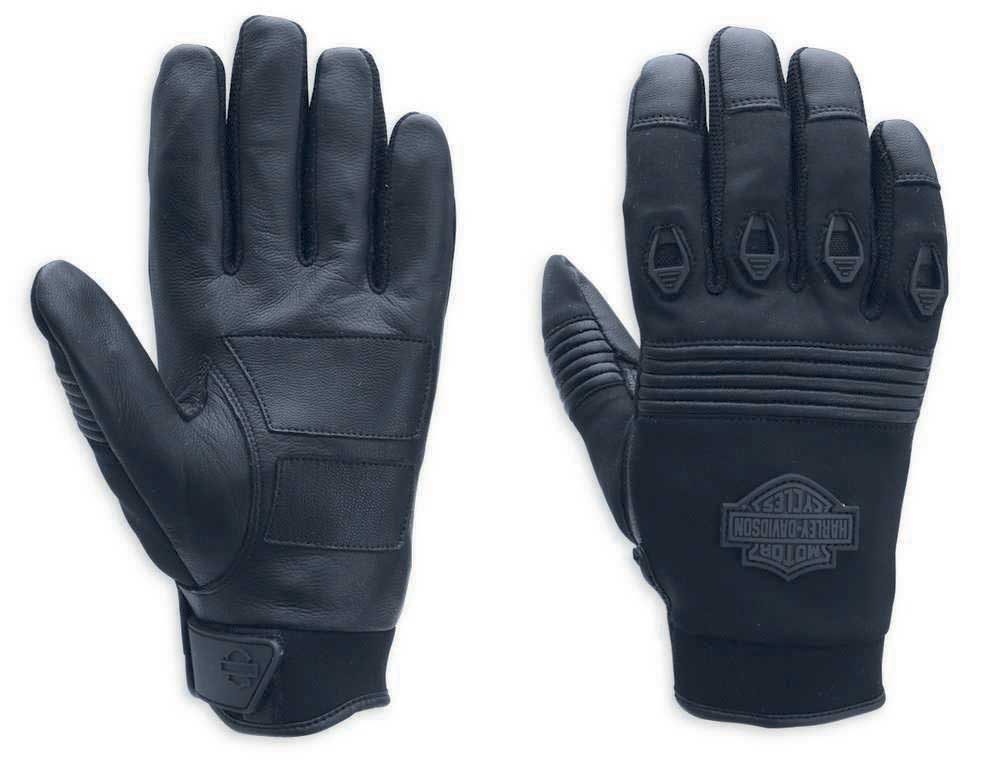 Harley-Davidson® Men's Bar & Shield Vented Full-Finger Gloves 98211 ...