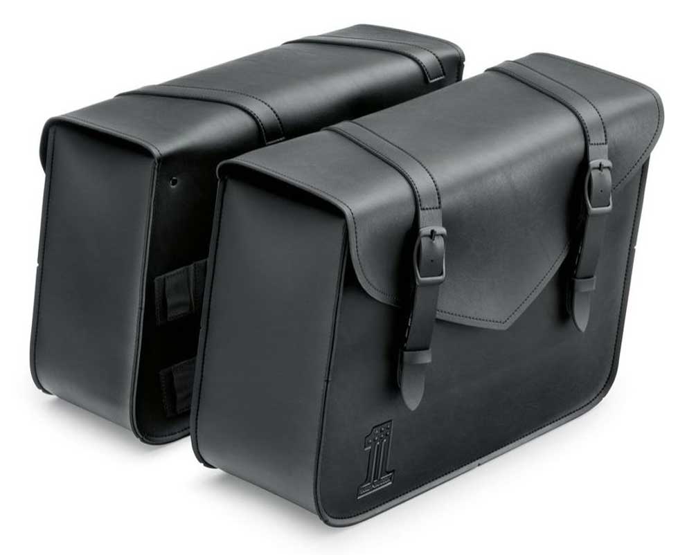 Harley-Davidson® Standard Line Large Throw-Over Saddlebags - Black ...