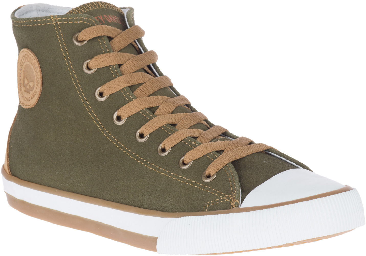 Harley-Davidson® Men's Filkens Gray, Blue, or Olive Leather Sneakers ...