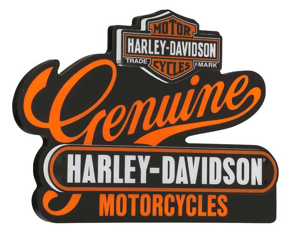 Harley-Davidson® Genuine Motorcycles LED Custom Acrylic Pub Sign HDL ...