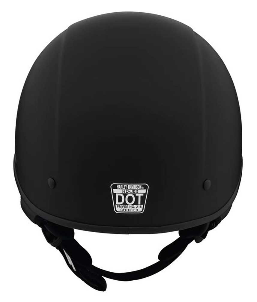 Harley-Davidson® Busby Ultra-Light Sun Shield J03 Half Helmet- Black ...