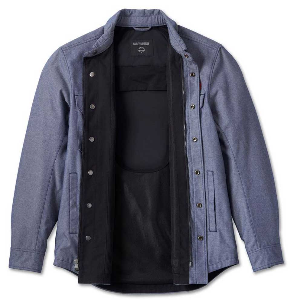 Harley-Davidson® Men's Operative Riding Shirt Jacket - Peacoat 98101 ...