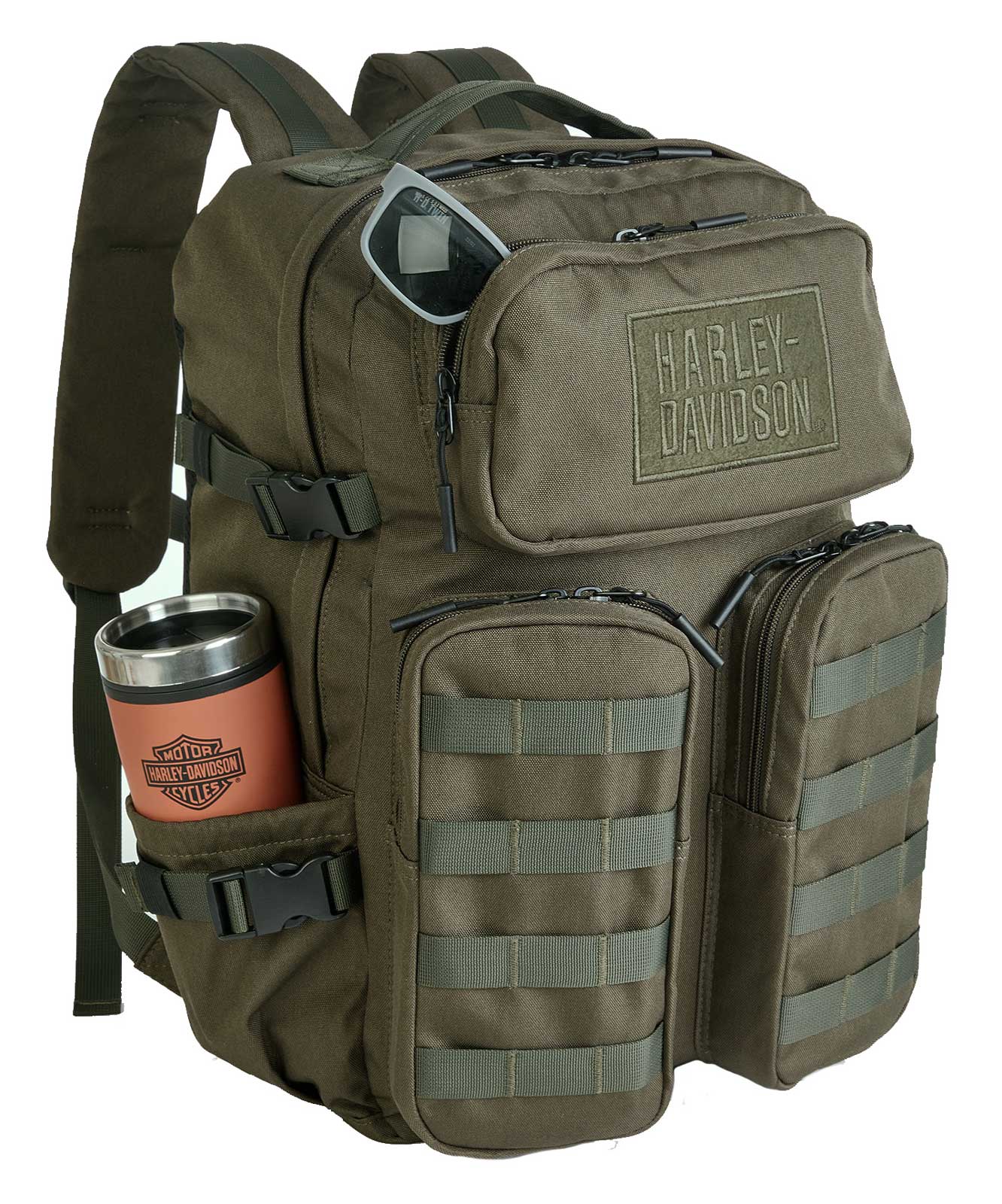 Harley-Davidson® Rebel Rugged High-Density Polyester Backpack - Grape ...