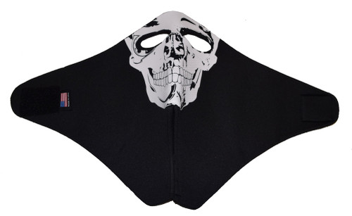 Full Face Riding Mask Black Neoprene Motorcycle & ATV Cold Weather Mask ...