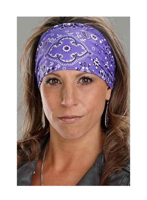 That's A Wrap Women's Knotty Band, All-Over Paisley Print Bandana ...