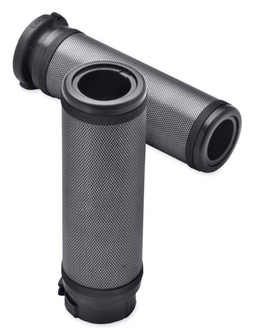 Harley-Davidson® Diamond Black Hand Grips Use w/ Bar End Mirrors, Black ...