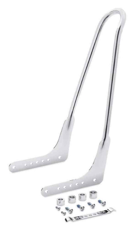 Harley-Davidson® One-Piece Tall Rigid Mount Sissy Bar - Chrome Finish ...