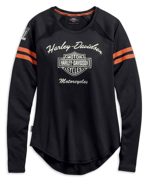 Harley-Davidson® Women's Performance Top w/ Coolcore Tech, Black 99225 ...