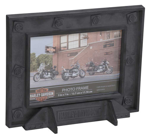 Harley-Davidson® Custom Industrial Pewter Picture Frame - 5 x 7 Photo ...