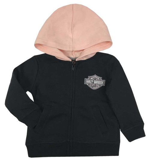 Harley-Davidson® Baby Girls' B&S Fleece Lined Hooded Infant Jacket ...