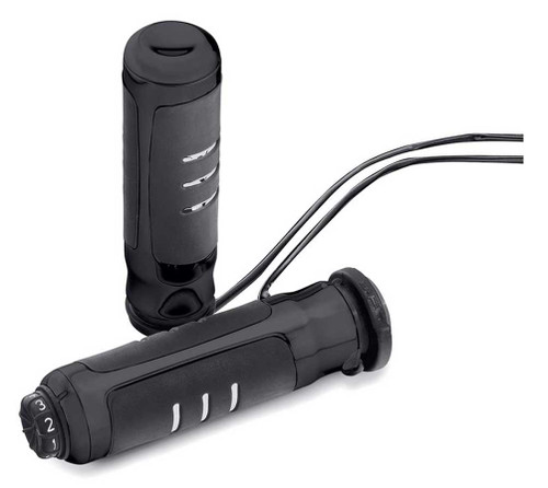 Harley-Davidson® Streamliner Heated Hand Grips, Multi-Fit Item, Black ...