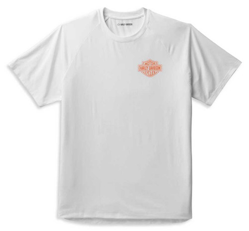 Harley-Davidson® Men's Performance B&S Short Sleeve Tee - White 99055 ...