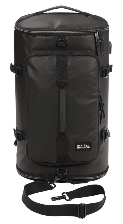 Harley-Davidson® Water-Resistant Travel Hybrid Duffel Bag/Backpack ...